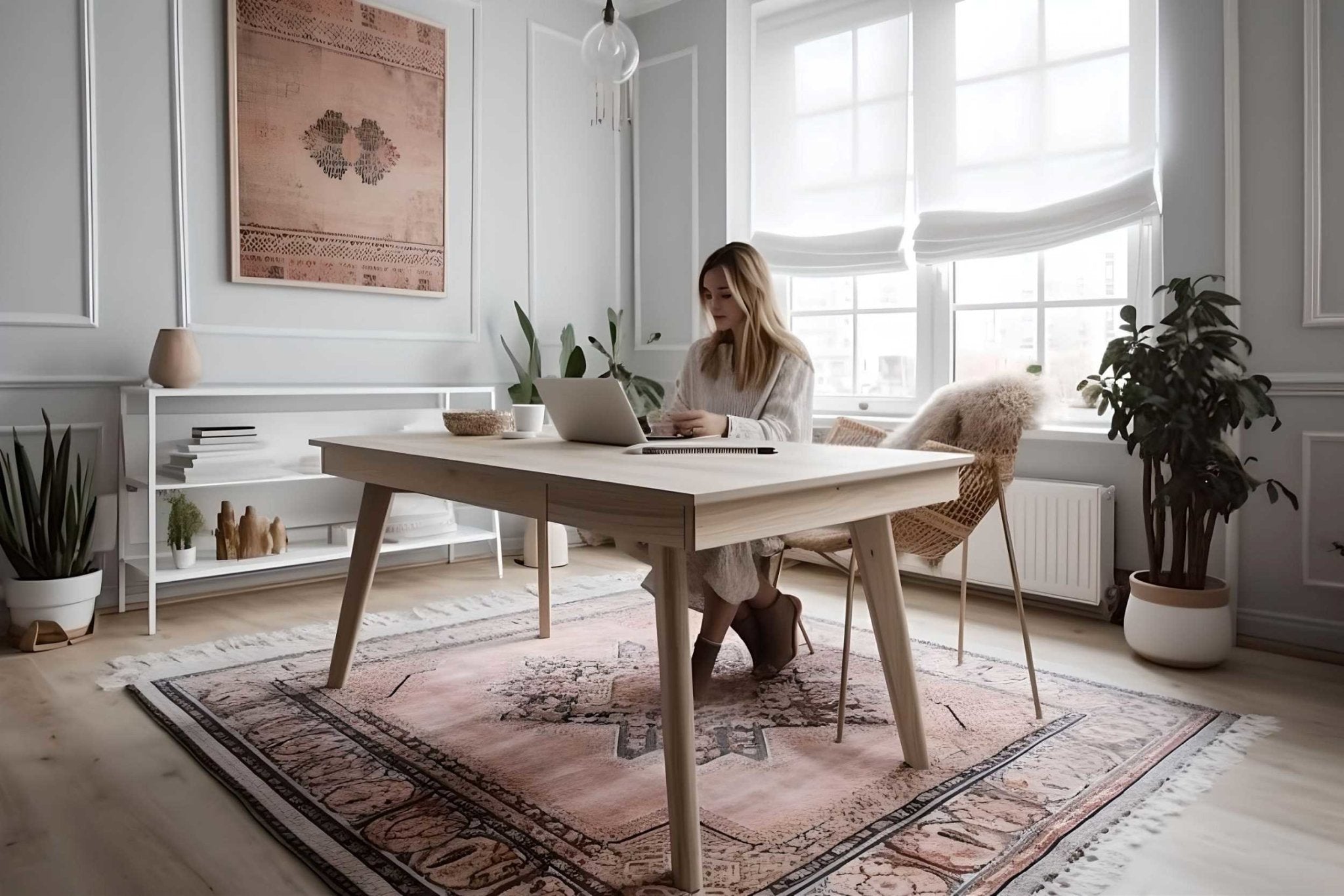 Inspiratie vloerkleed thuis kantoor – Lavinta